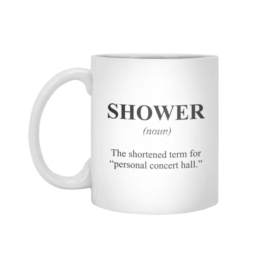 Shower Alternative Dictionary Definition Parody Etiket - 5427 - Fizello